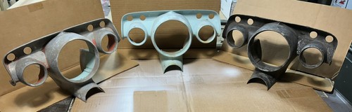 Quantity 3 - 1957 Chevrolet Instrument Gauge Cluster Bezels | eBay