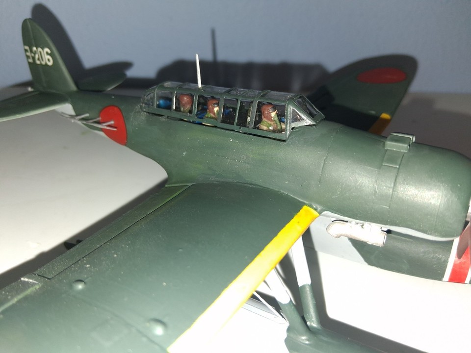 ImperialJapaneseNavy Aichi E13a1b 'JAKE ' reconnaissance floatplane ...