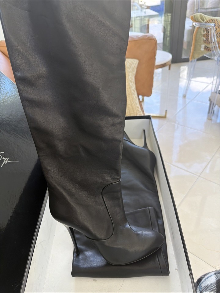 Black Giuseppe Zanotti Boots Size 41 Brand New with Box Authentic SIZE ...