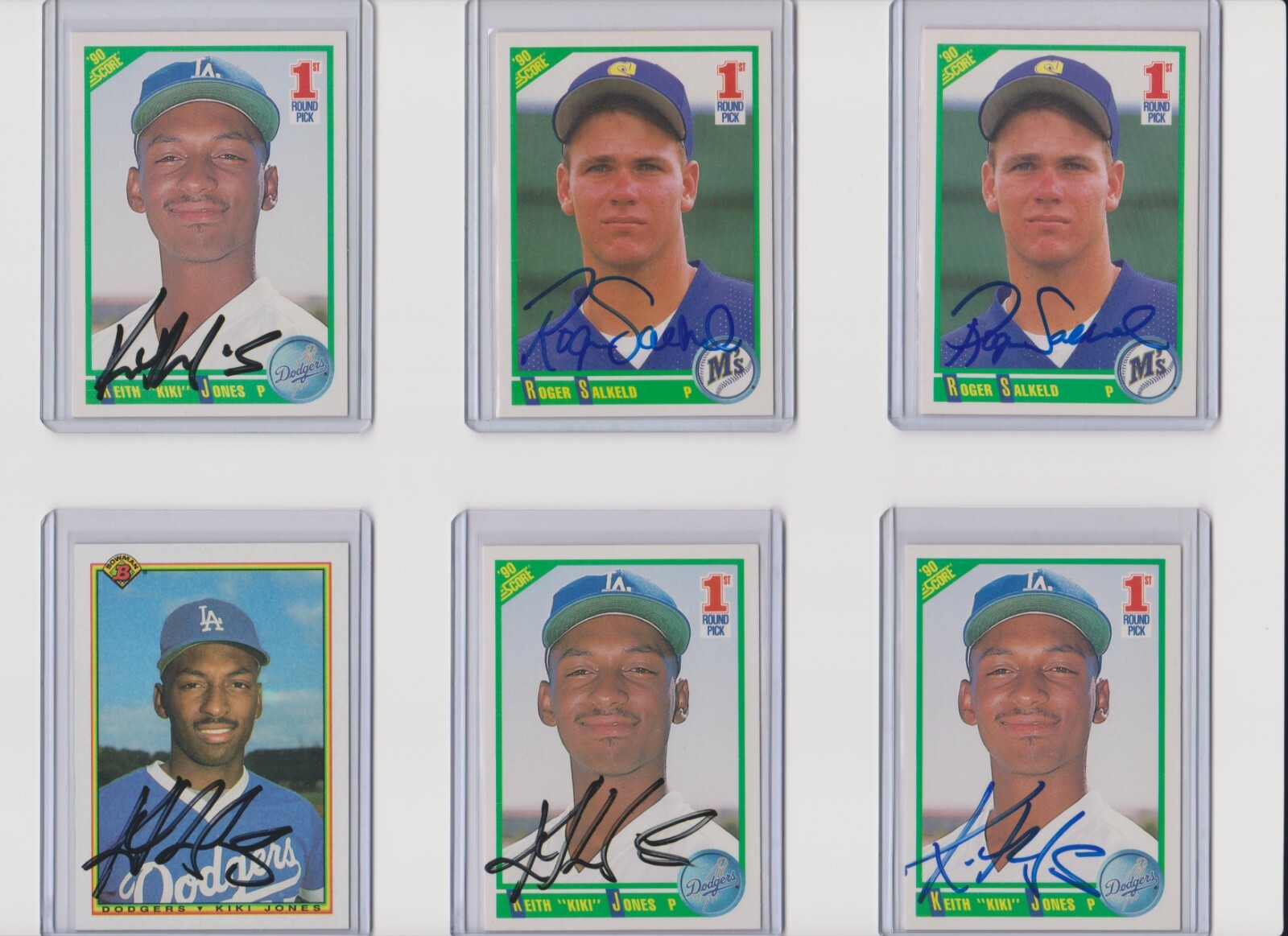 1990 SCORE #674 ROGER SALKELD MARINERS AUTOGRAPH - FIRST ROUND PICK | eBay