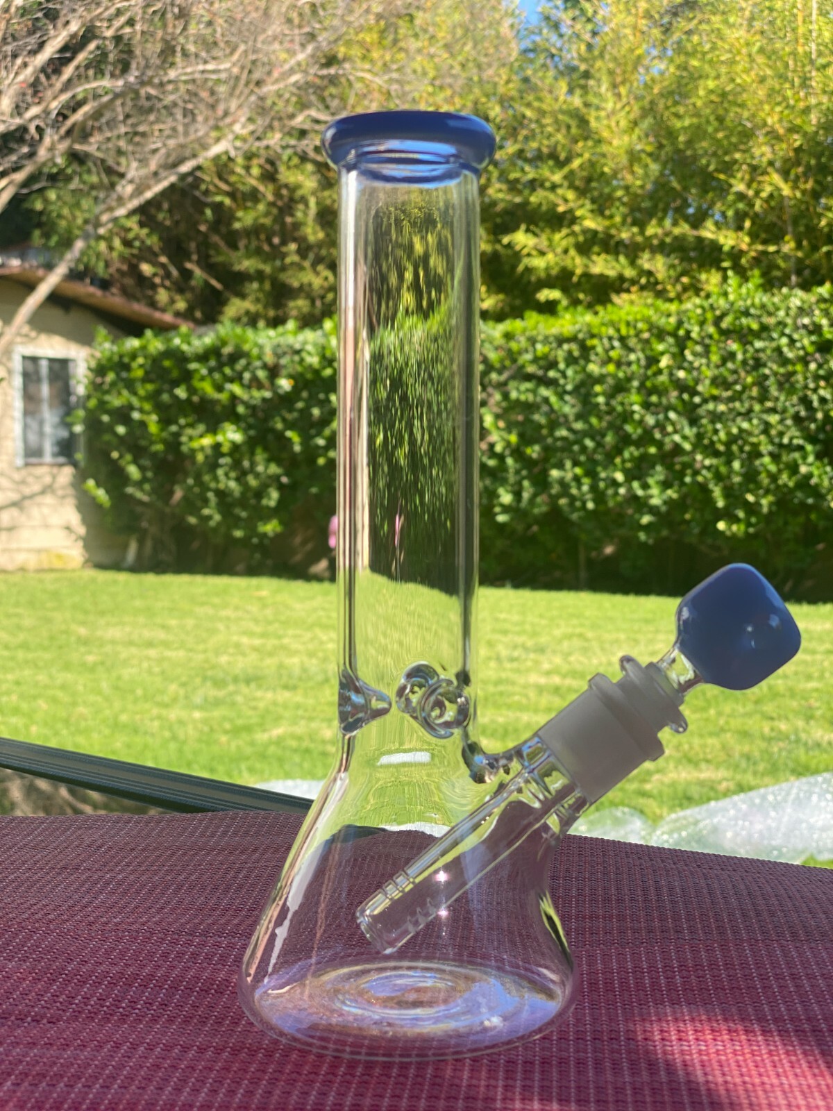 10'' Hookah Glass Water Pipe Bong Thick Bubbler Percolator Beaker | eBay