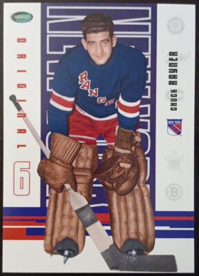 2003 - 2004 Parkhurst Chuck Rayner Original Six Rangers #53 Hockey Card ...