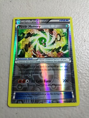 Pokemon TCG Card 2016 XY Fates Collide Power Memory 108/124 Reverse ...