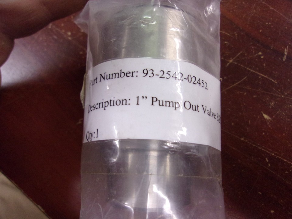 CVI All SST Model V-1046 1" Vacuum Seal Off Valve 93-2542-02452 Pump ...
