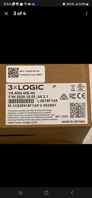 3xLogic VX-5M4-MB-IW 5MP Outdoor Mini Bullet IP Camera | eBay