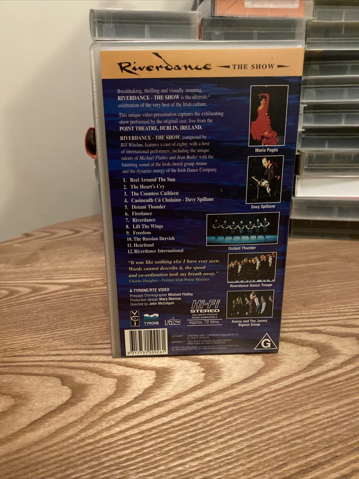 Riverdance The Show VHS Tape Michael Flatley Jean Butler Maria Pages ...