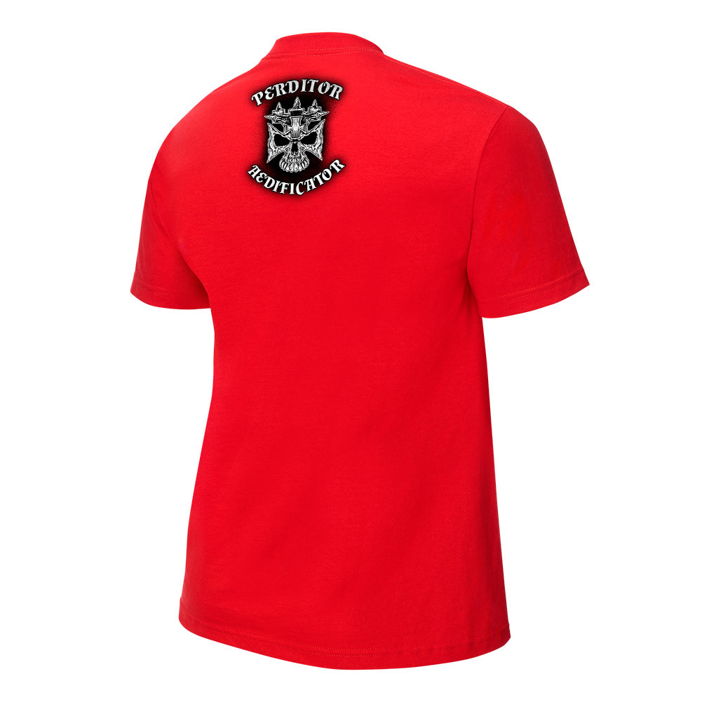 Official WWE -Triple H (HHH) "Crimson King" Red Authentic T-Shirt | eBay