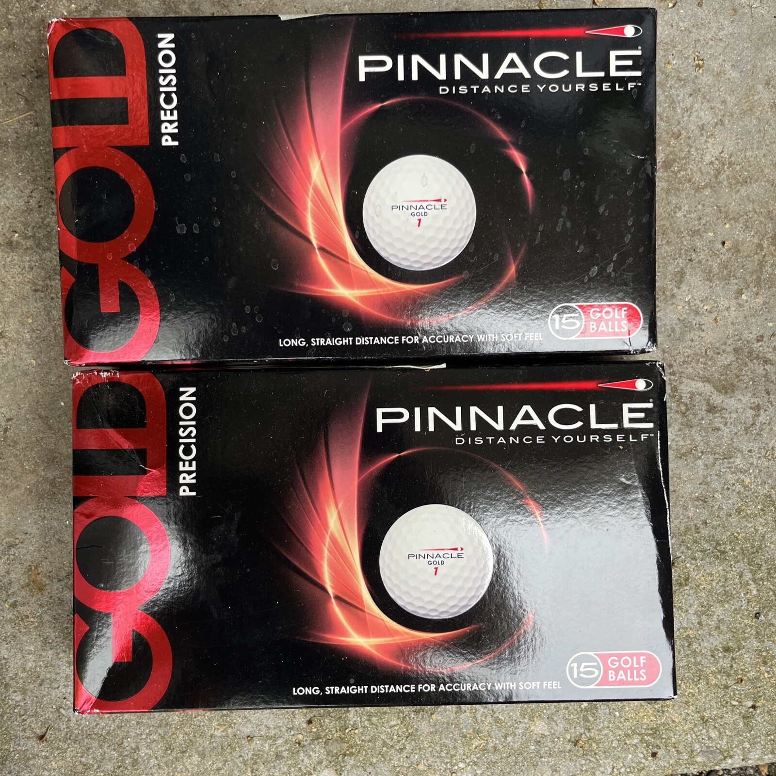 PINNACLE GOLD DISTANCE GOLF BALLS, 15 + 12 | eBay
