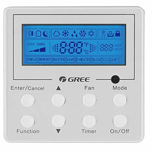Gree MC20700550, Wired Tether Controller, Push Buttons With Back Light ...
