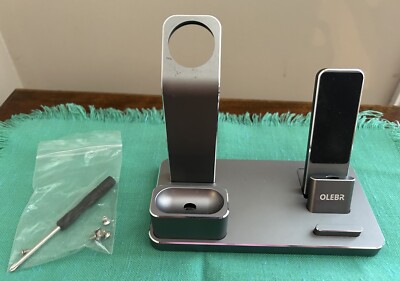 OLEBR Charging Stand 3 in1 Compatible with AirPods, iWatch Series 6/SE ...