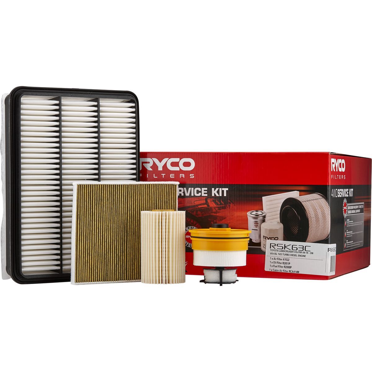 Ryco 4x4 Filter Service Kit RSK63C | eBay