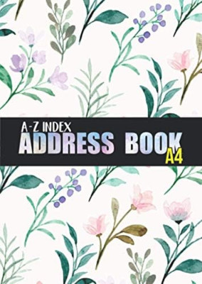 A-Z Index Address Book A4: A4 Telephone Address Book : Address Book A4 ...