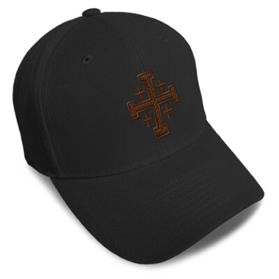 Baseball Cap Jerusalem Cross Crusader D Embroidery Dad Hats for Men ...