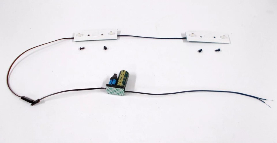 WARM WHITE LED LIGHT KIT 7/24V DC LGB LONG PASSENGER COMBINED G SCALE ...