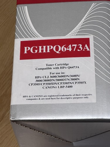 Compatible Q6473A / 502A Magenta Toner for HP LaserJet 3600 & 3800 ...