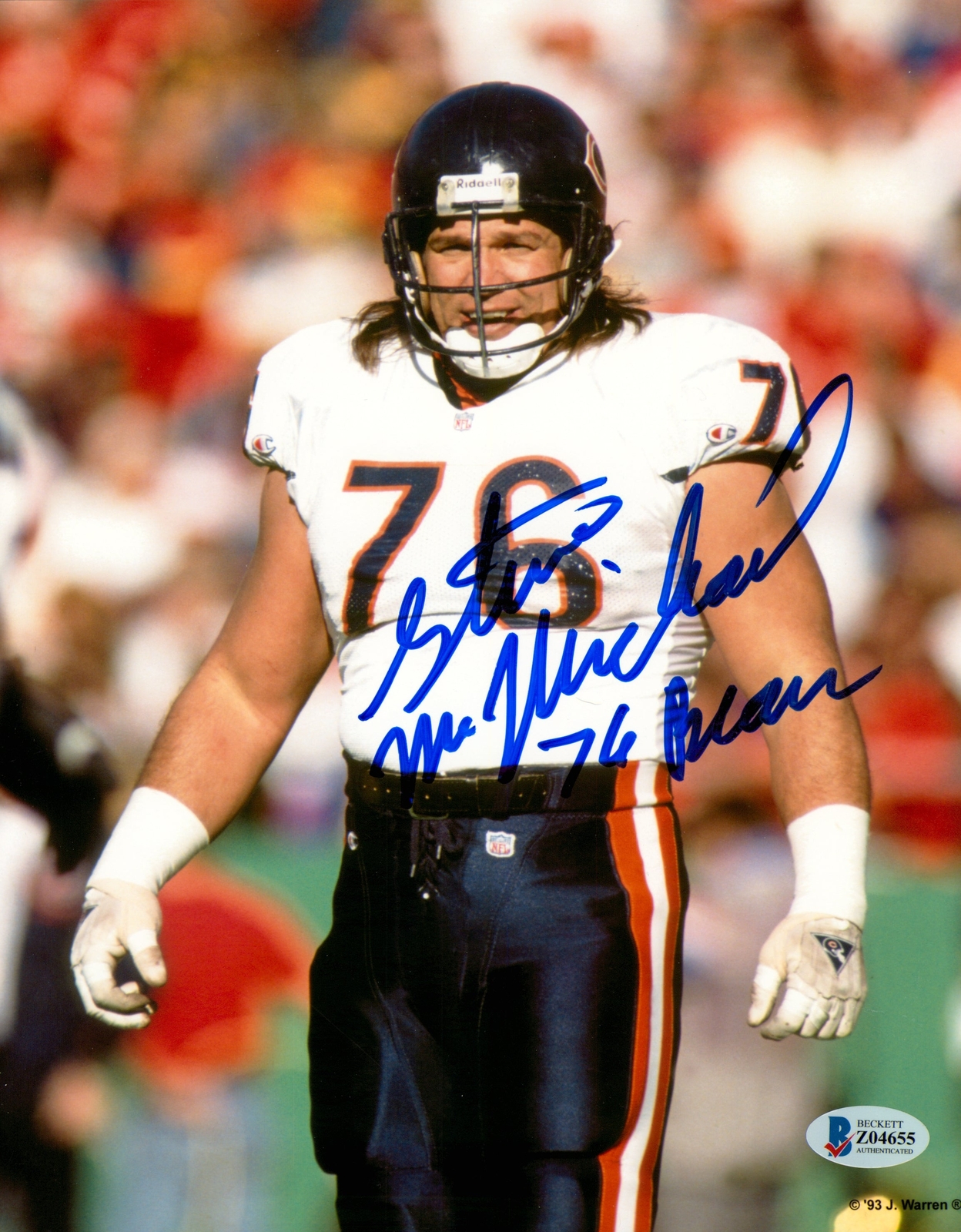 Steve McMichael Autographed Memorabilia | Signed Photo, Jersey ...