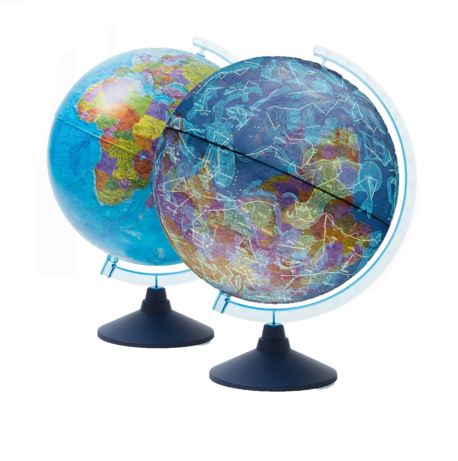 Cable-Free Illuminated World Globe LED Light Up Lamp Globe Dia 32CM ...