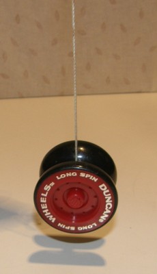 Vintage 1994 Duncan Wheels Long Spin Yo-Yo Red -RARE -WORKS GREAT ...
