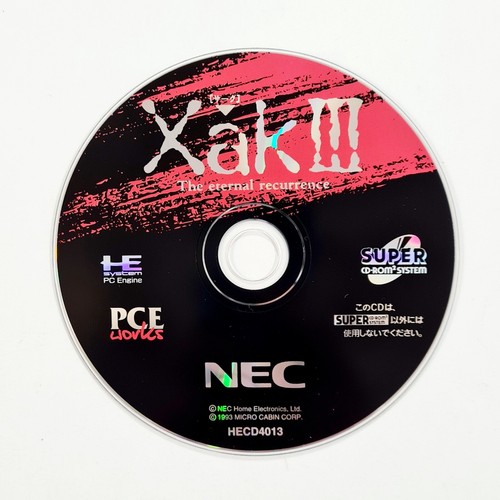 Pce Works Super Cd-Rom ² Xak III : The Eternal Recurrence PC Engine ...