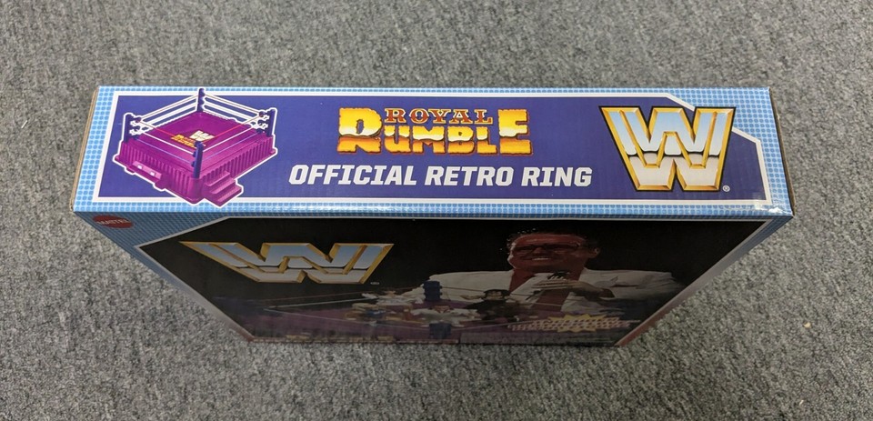 WWE WWF Retro Ring With Brother Love Hasbro Style Mattel WCW Royal ...