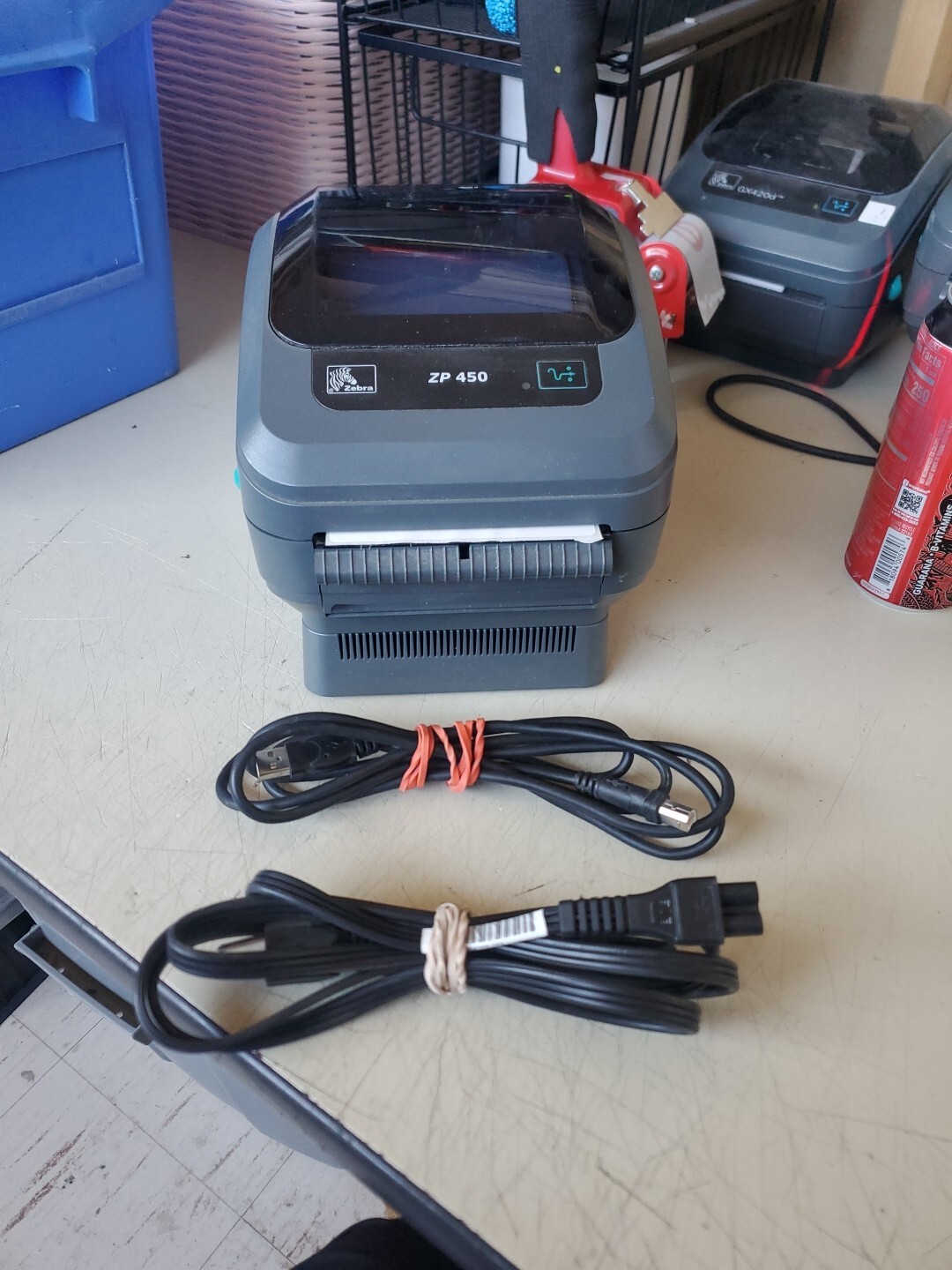 Zebra ZP 450 Direct Thermal Label Printer Parallel+ Serial + USB (Ready ...