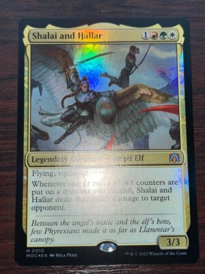 1x FOIL SHALAI AND HALLAR - Crimson Vow - MTG - Magic the Gathering ...