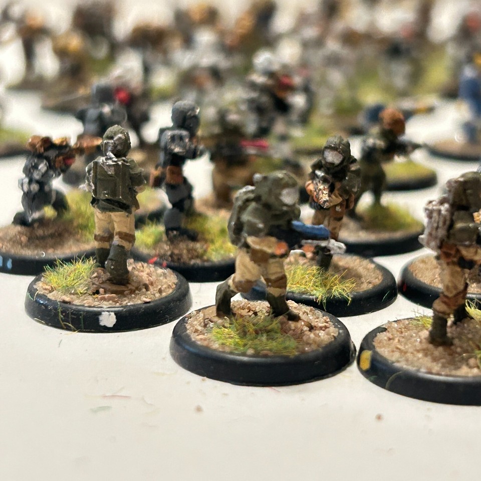 200+ Warhammer Painted Metal Miniatures Battle Ready Job Lot Game ...