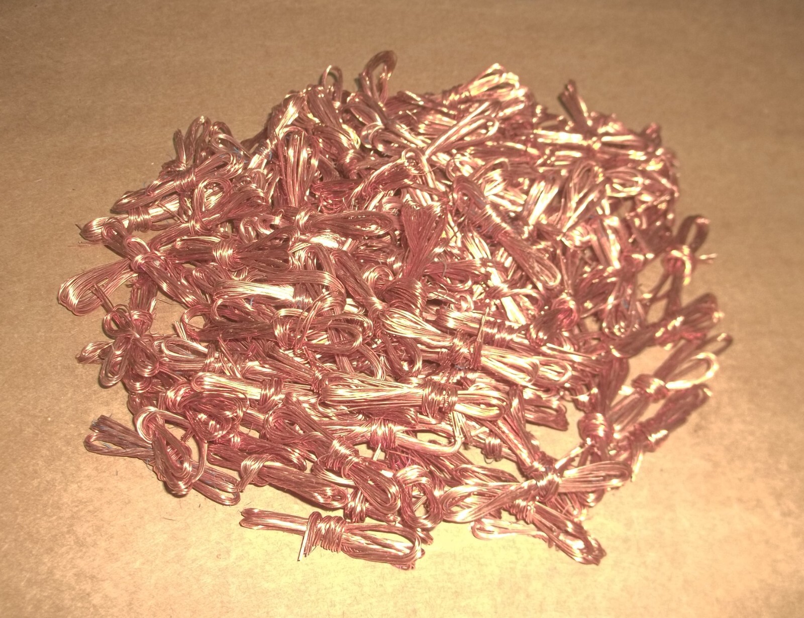 Over 2 lbs. Scrap Clean Bare Bright Copper Wire ~ Craft Jewelry Melt ...