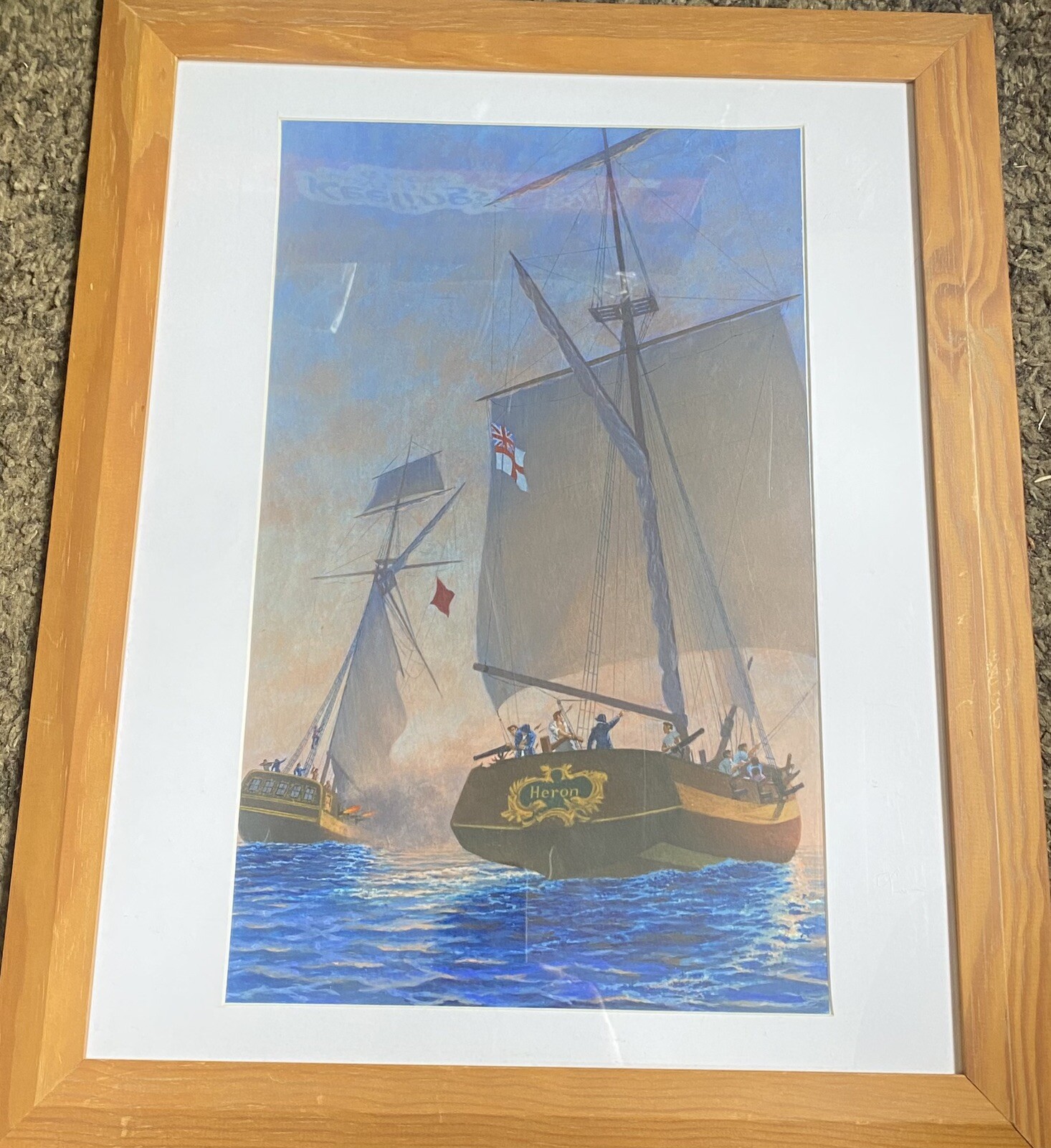 Original published naval maritime cover art Michael Roffe - Lamb in ...