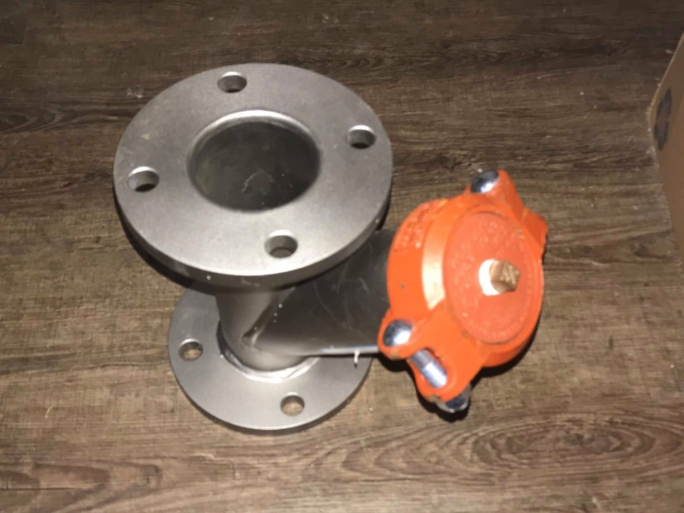 Watts 3" 0821111 Valves 3 77F-SS FLG WYE STRAINER w/ Flanged ...