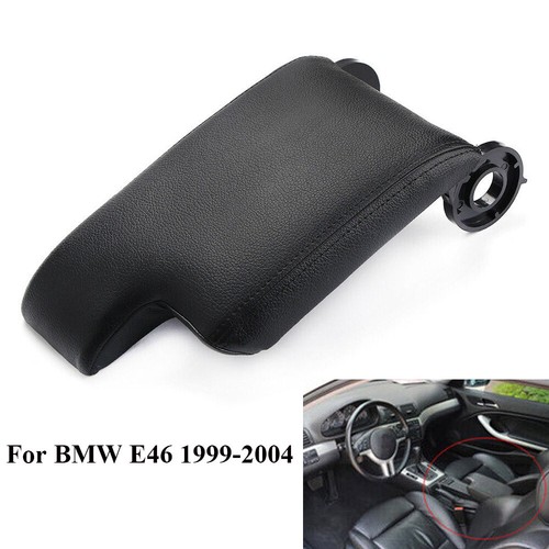 Center Console Lid Armrest Arm Rest Black Cover For 1999-2004 BMW E46 3 ...