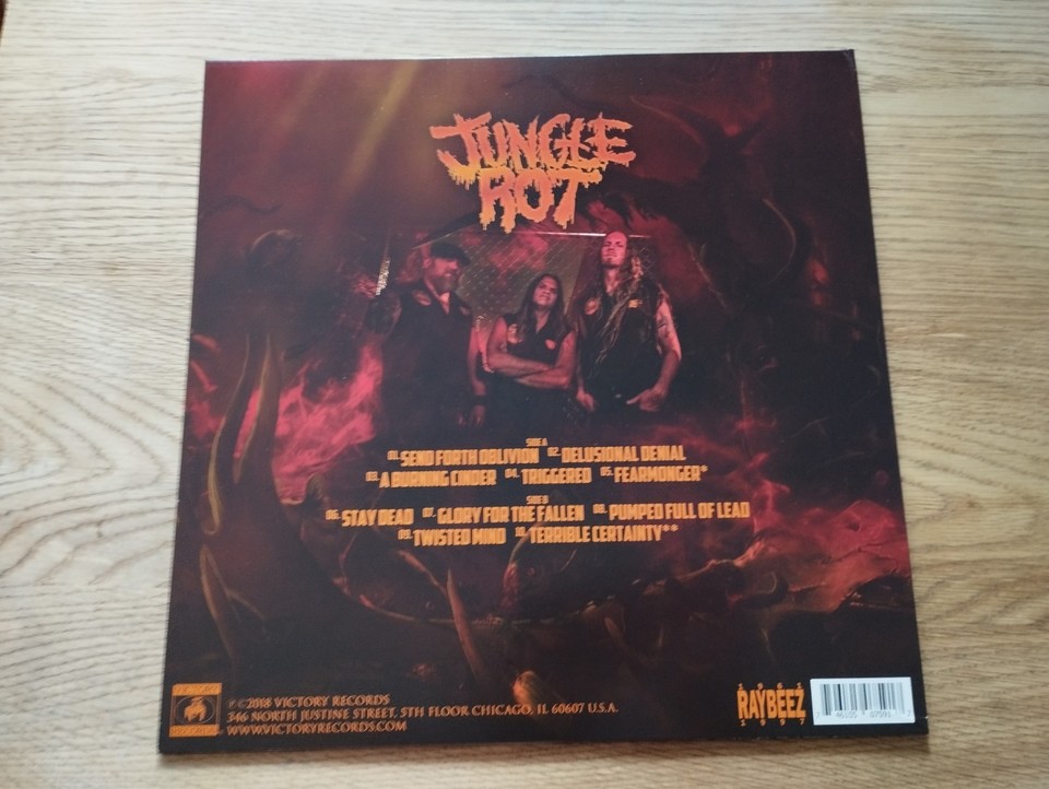 Jungle Rot – Jungle Rot – Ltd Red Vinyl LP Death Metal (2018 Victory ...