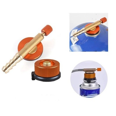 2Pcs Valve Caps Camping Gas Refill Adapter and Adapter Gas for Butane ...