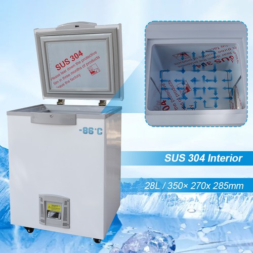 -86°C Ultra-Low Temperature Freezer for Laboratory Samples Storage (50L ...