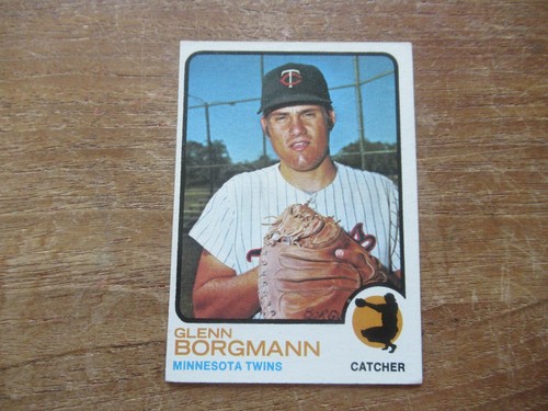 1973 TOPPS GLENN BORGMANN #284 ROOKIE CARD MINNESOTA TWINS HIGH GRADE ...