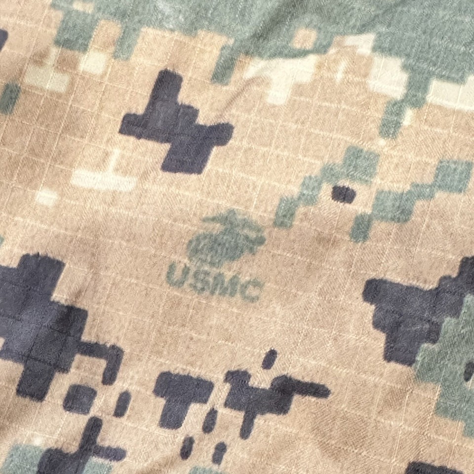 USMC MARPAT Woodland Reversible Field Tarp Hasty Shelter Tarpaulin USGI ...