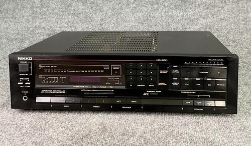 Nikko Stereo Receiver NR-850, AM/FM Hi-Fi Amplifier, AC 120V 60Hz 320W ...