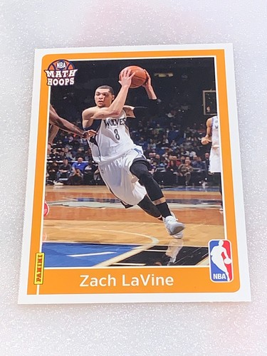 Zach LaVine Timberwolves 2016 NBA Hoops Panini Basketball Oversized ...