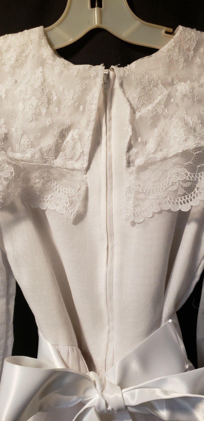 Girl's Vintage Dorissa Gunne Sax Style White Dress Sz… - Gem