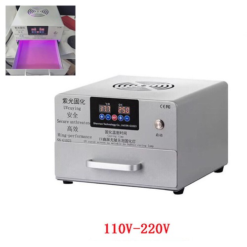 Drawer LED Lamp Bulb UV Curing Box Machine for Mobile Phone LCD 120W ...