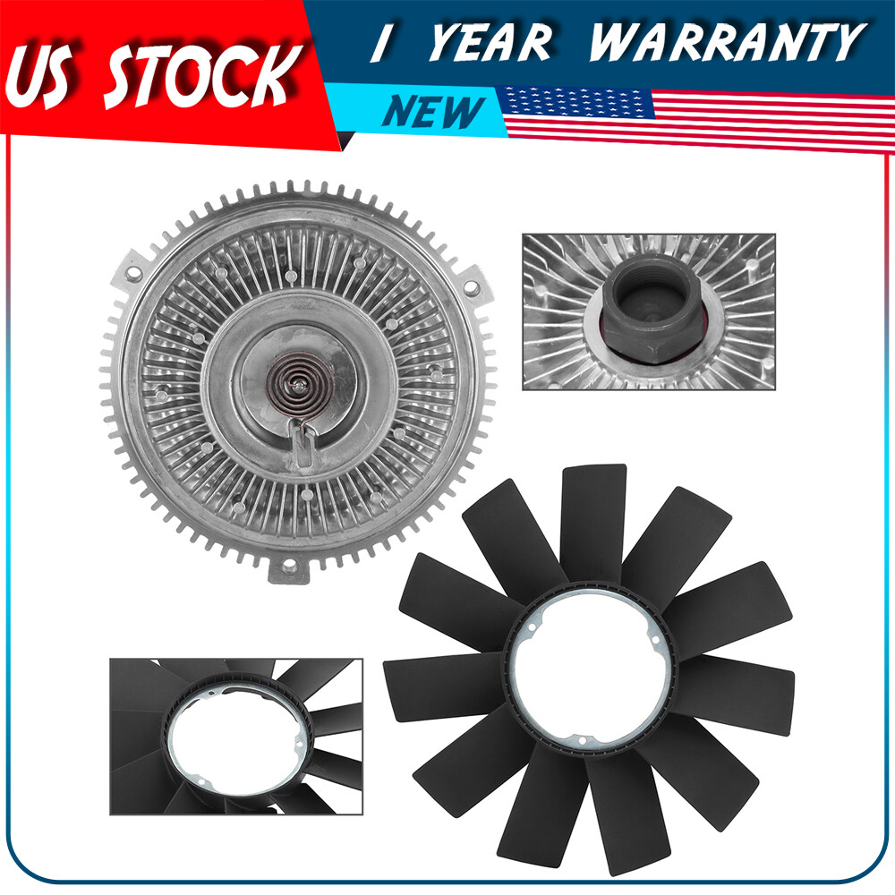 Radiator condenser Fan Assembly For 2001 2002 2003 2004 2005 2006 BMW ...
