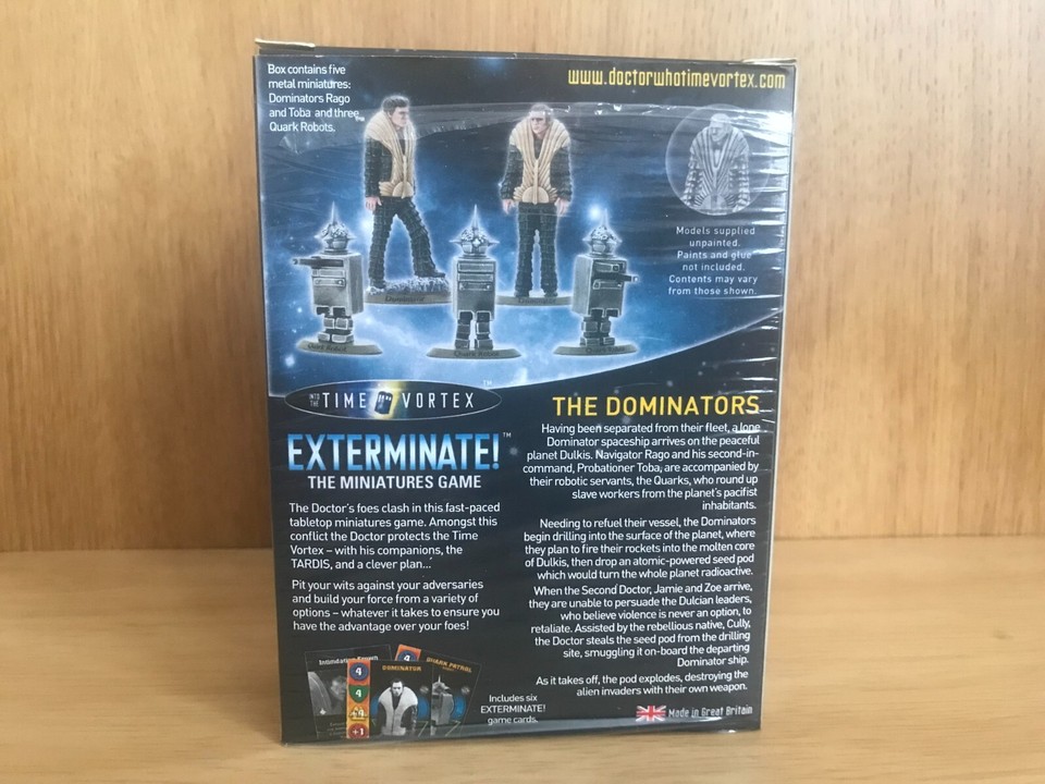 Dr Who Warlord 5 box bundle: The Master Dominators Movellans Vervoids ...