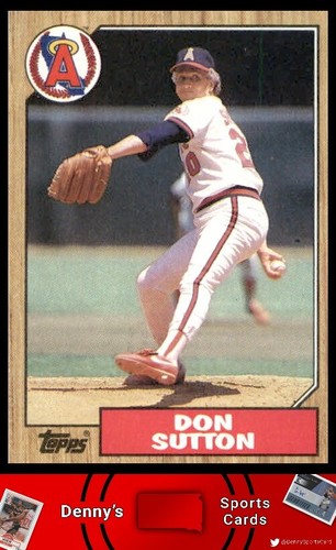 1987 Topps #673 Don Sutton California Angels Baseball Card | eBay