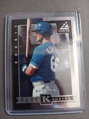 1998 Pinnacle Zenith Paul Konerko Rookie Card SILVER Los Angeles #94 ...