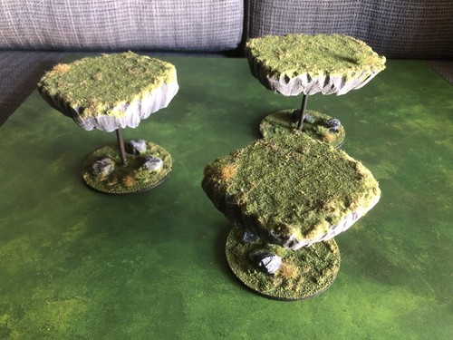 Floating Island Terrain. Warhammer Scenery. 3 Piece Set A. S+S+B ...