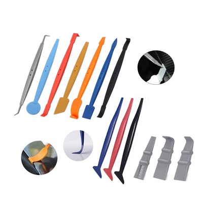 13 Pcs Car Vinyl Wrap Film Gasket Slot Squeegees for Curved Edge Corner ...