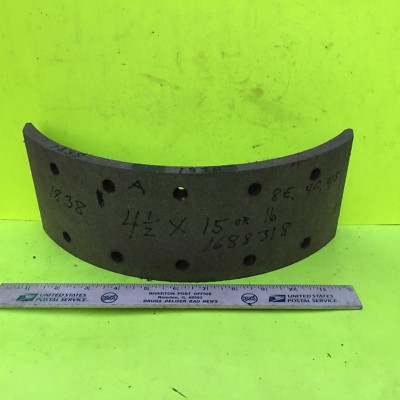 Studebaker truck, brake lining. Marked for 8E. Price each one. Item ...