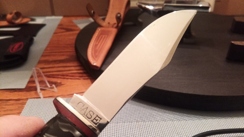Case Fixed Blade Hunter Knife early model | eBay