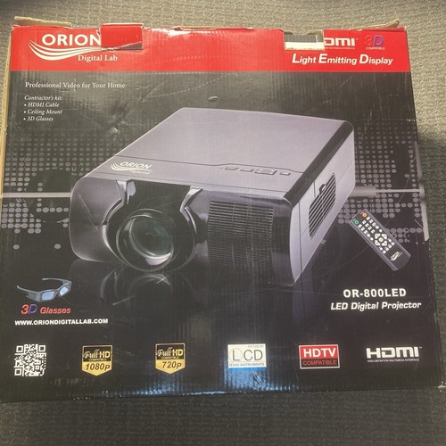 Orion OR-800 LED Projector HDMI 3D Compatible | eBay