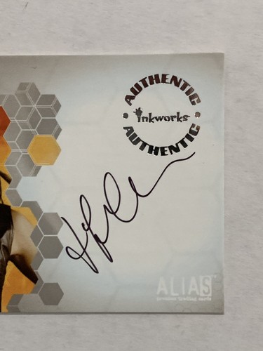 2003 Inkworks ALIAS Season 2 Autograph JENNIFER GARNER as Sydney ...
